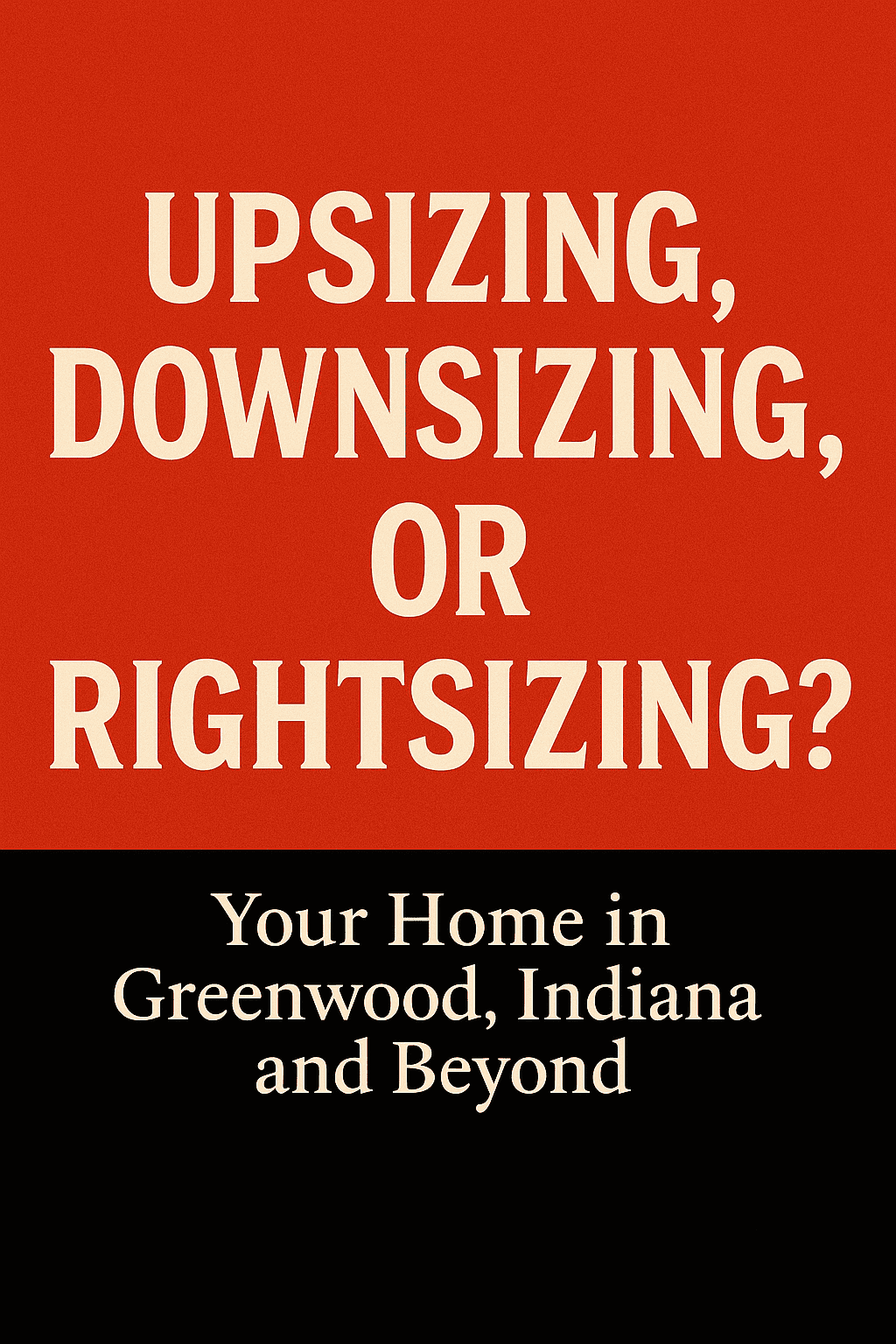 Upsizing, Downsizing, or Rightsizing Your Home in Greenwood, IN and